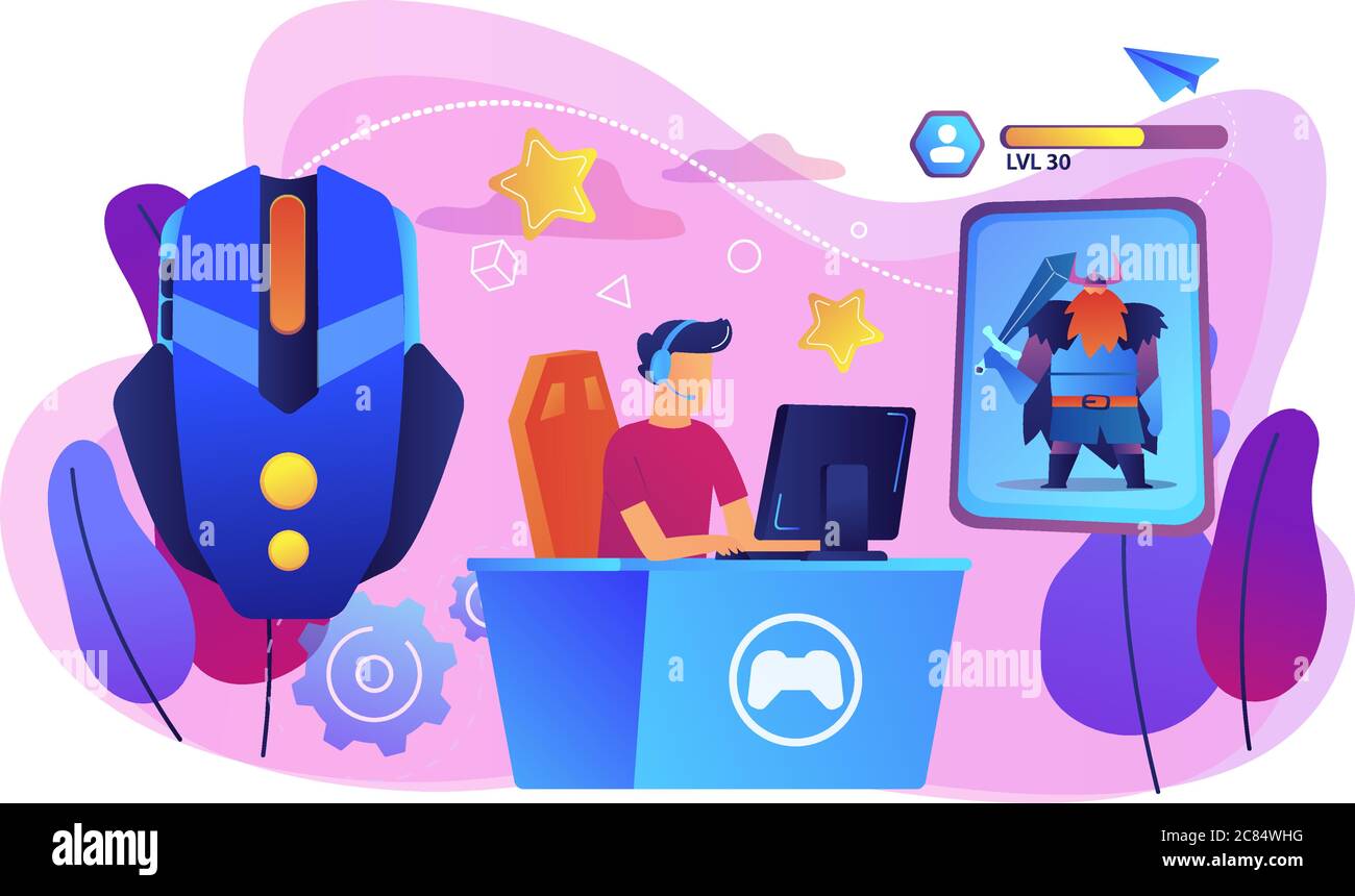 MMORPG concept vector illustration Stock Vector Image & Art - Alamy