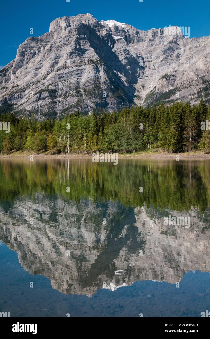 Mount Kidd South, Mount Kidd and Wedge Pond, Kananaskis, Alberta ...