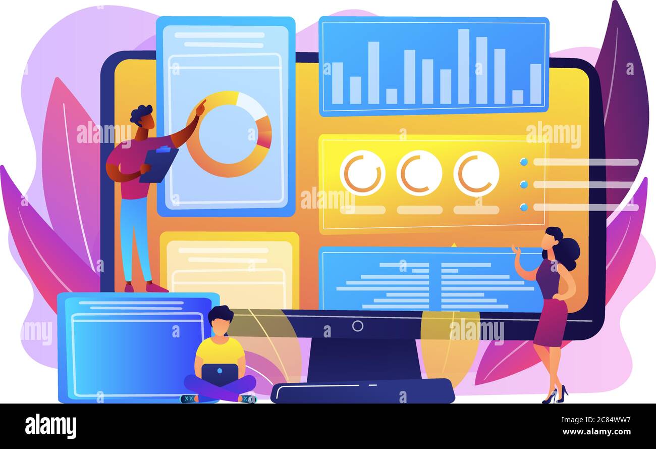 Innovation management software concept vector illustration Stock Vector ...