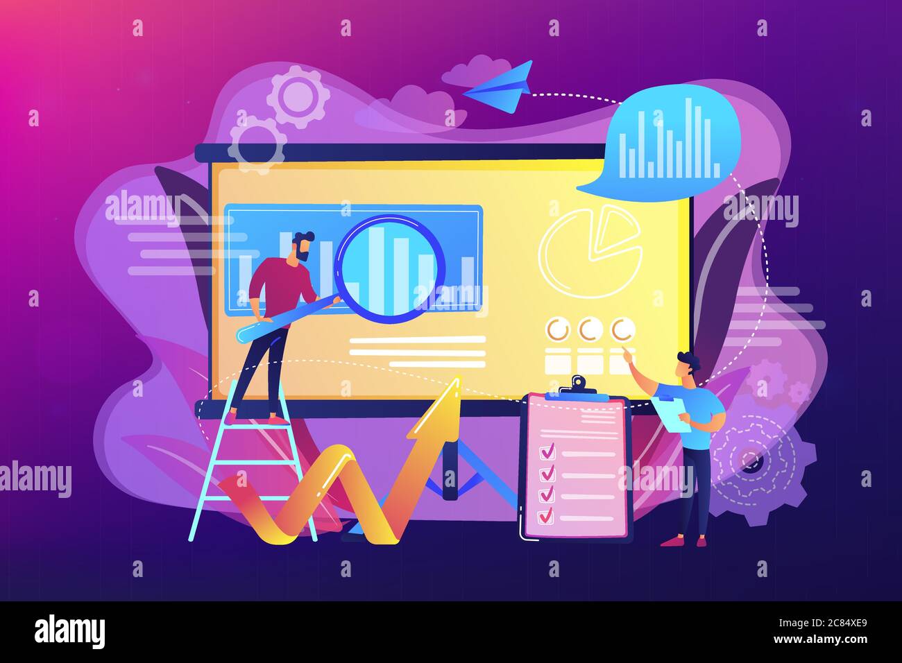 Risk management concept vector illustration Stock Vector Image & Art ...