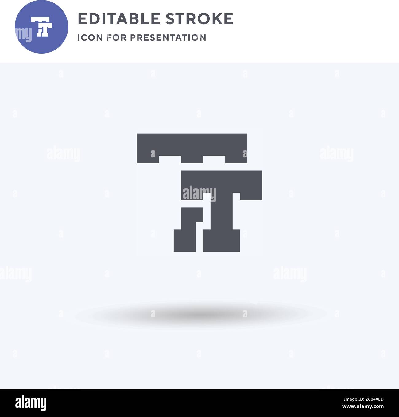 Capital Letter icon vector, filled flat sign, solid pictogram isolated ...