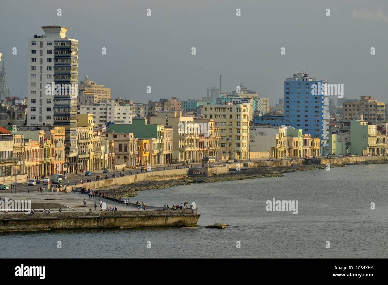Cuba, Havana: overview of the city from the Morro Castle Stock Photo ...