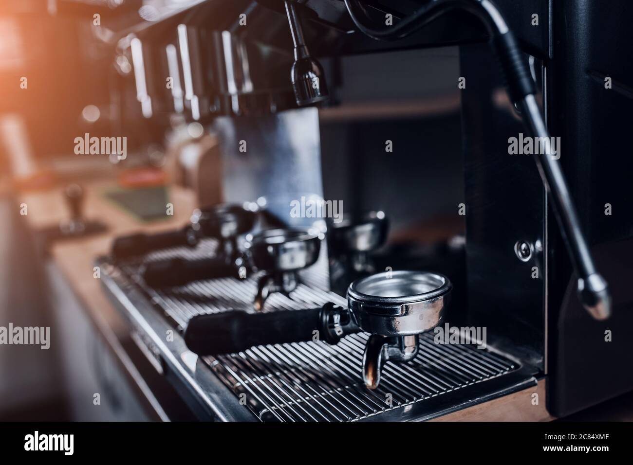 Professional kitchen and bar equipment - barista workstation - morning ...