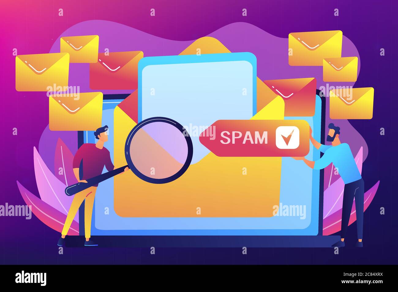 Spam concept vector illustration Stock Vector Image & Art - Alamy