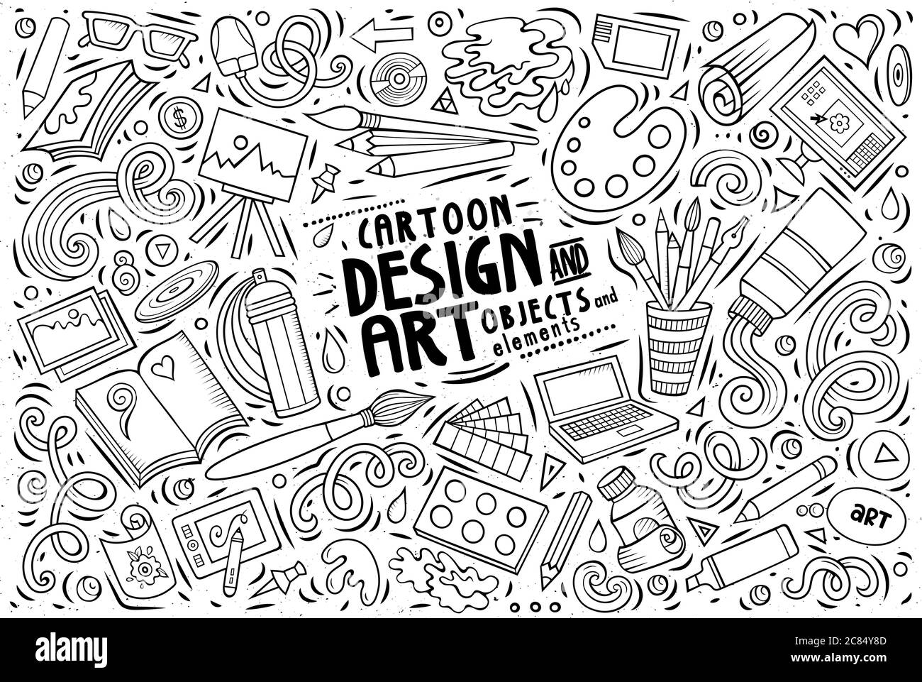 Vector set of design theme items Stock Vector Image & Art - Alamy