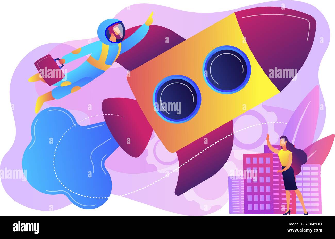 Space travel concept vector illustration Stock Vector Image & Art - Alamy