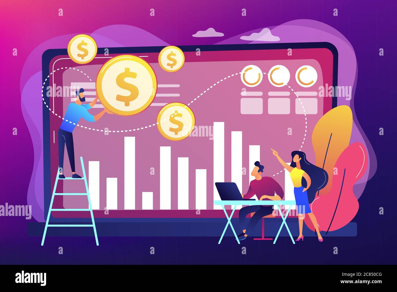 Data monetization concept vector illustration Stock Vector Image & Art ...