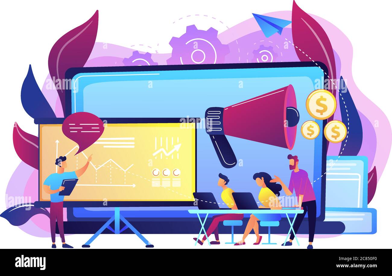 Marketing meetup concept vector illustration Stock Vector Image & Art ...