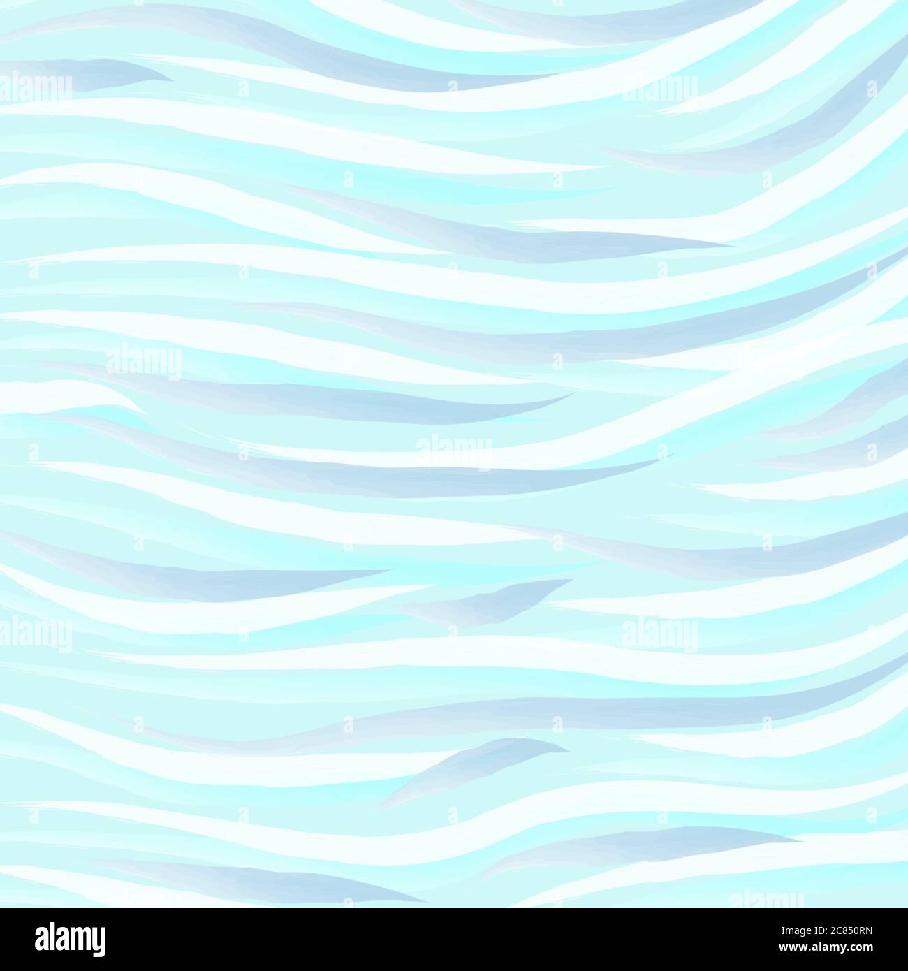 Abstract background with sea waves. Modern art. Square composition ...