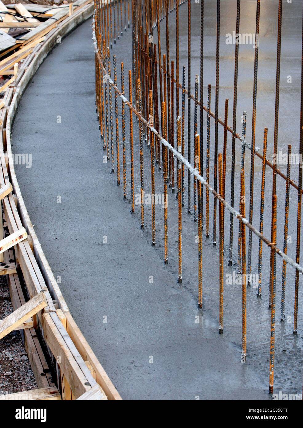 Rusty rebar. Photo Jeppe Gustafsson Stock Photo - Alamy