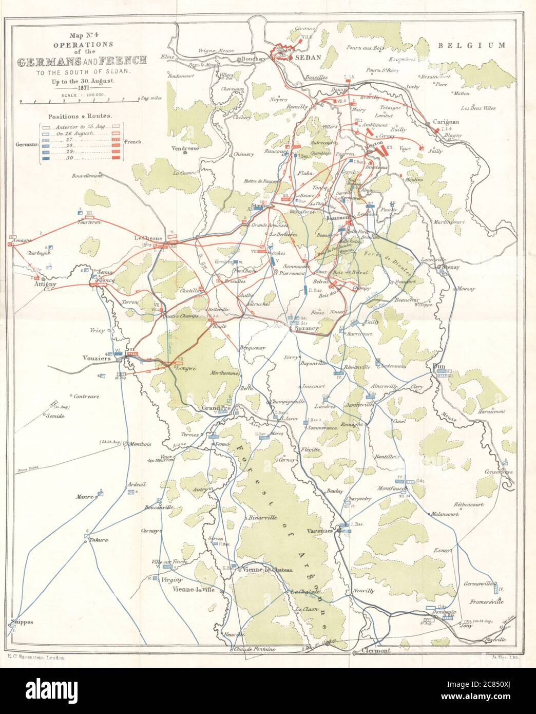 Franco prussian war map hi-res stock photography and images - Alamy