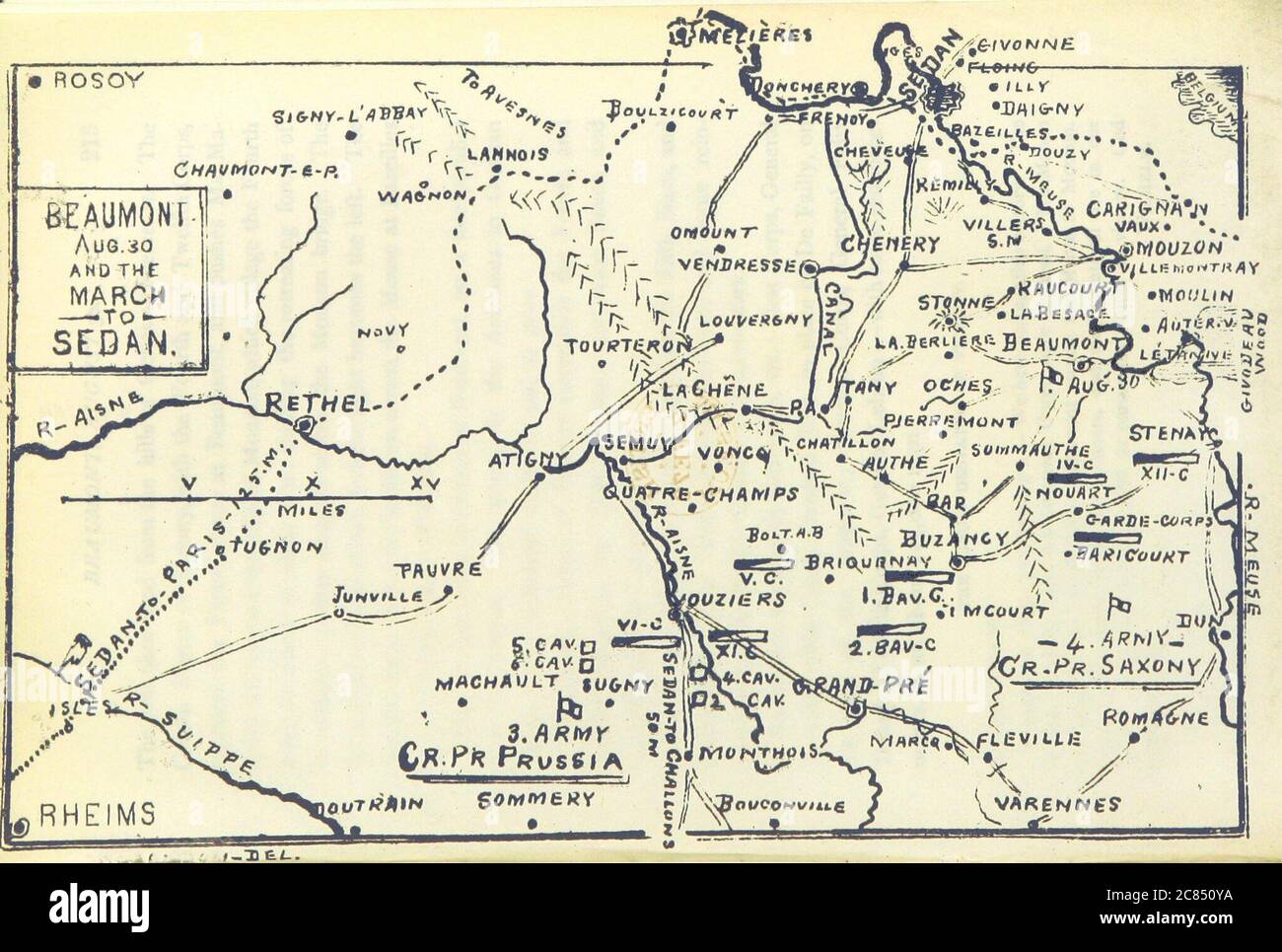 Franco prussian war map hi-res stock photography and images - Alamy
