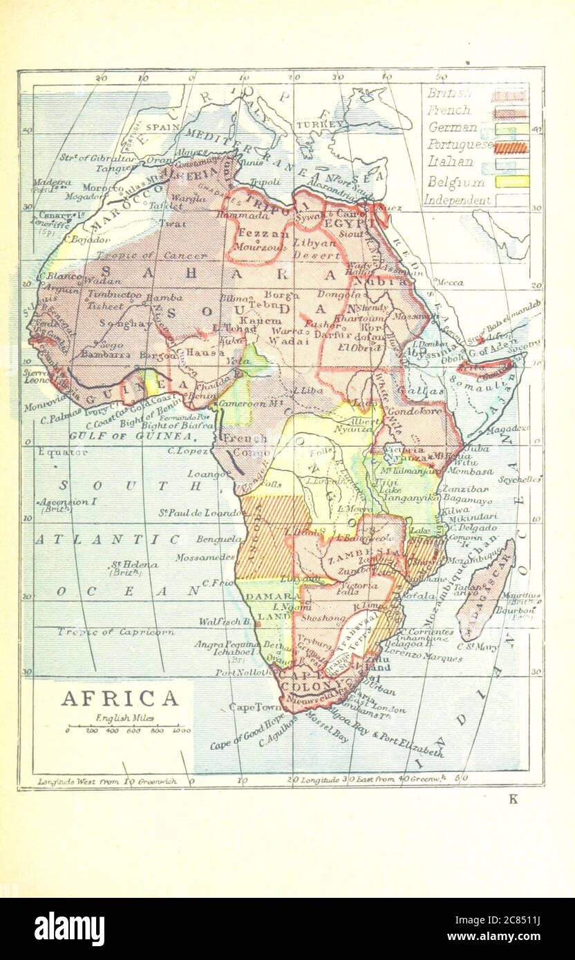 World map 7 continents hi-res stock photography and images - Alamy