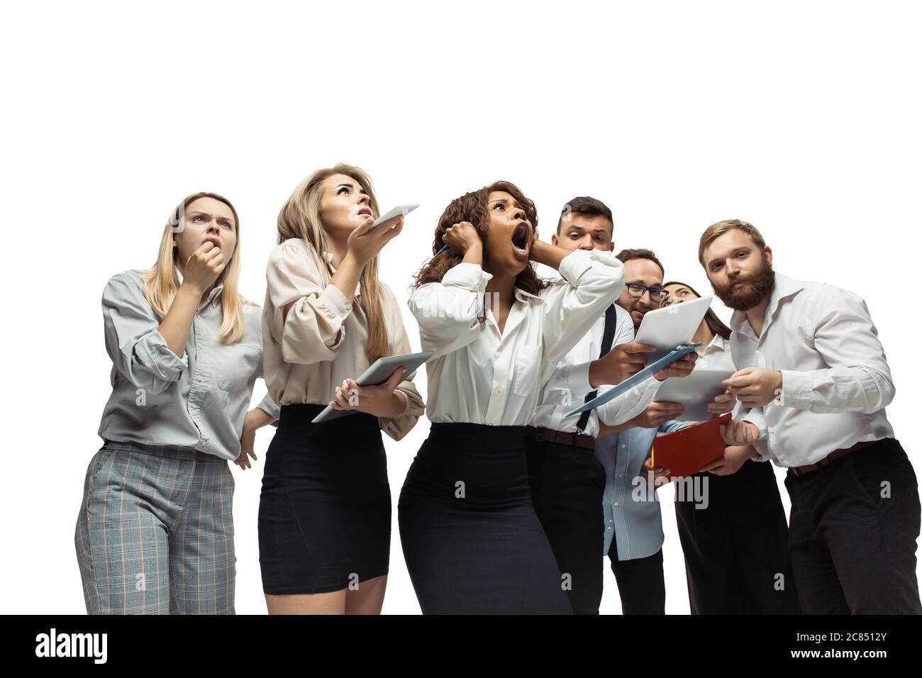 Stock market trader nervous hi-res stock photography and images - Alamy