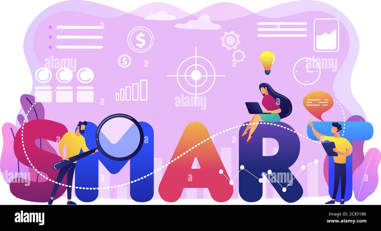 SMART Objectives concept vector illustration Stock Vector Image & Art ...