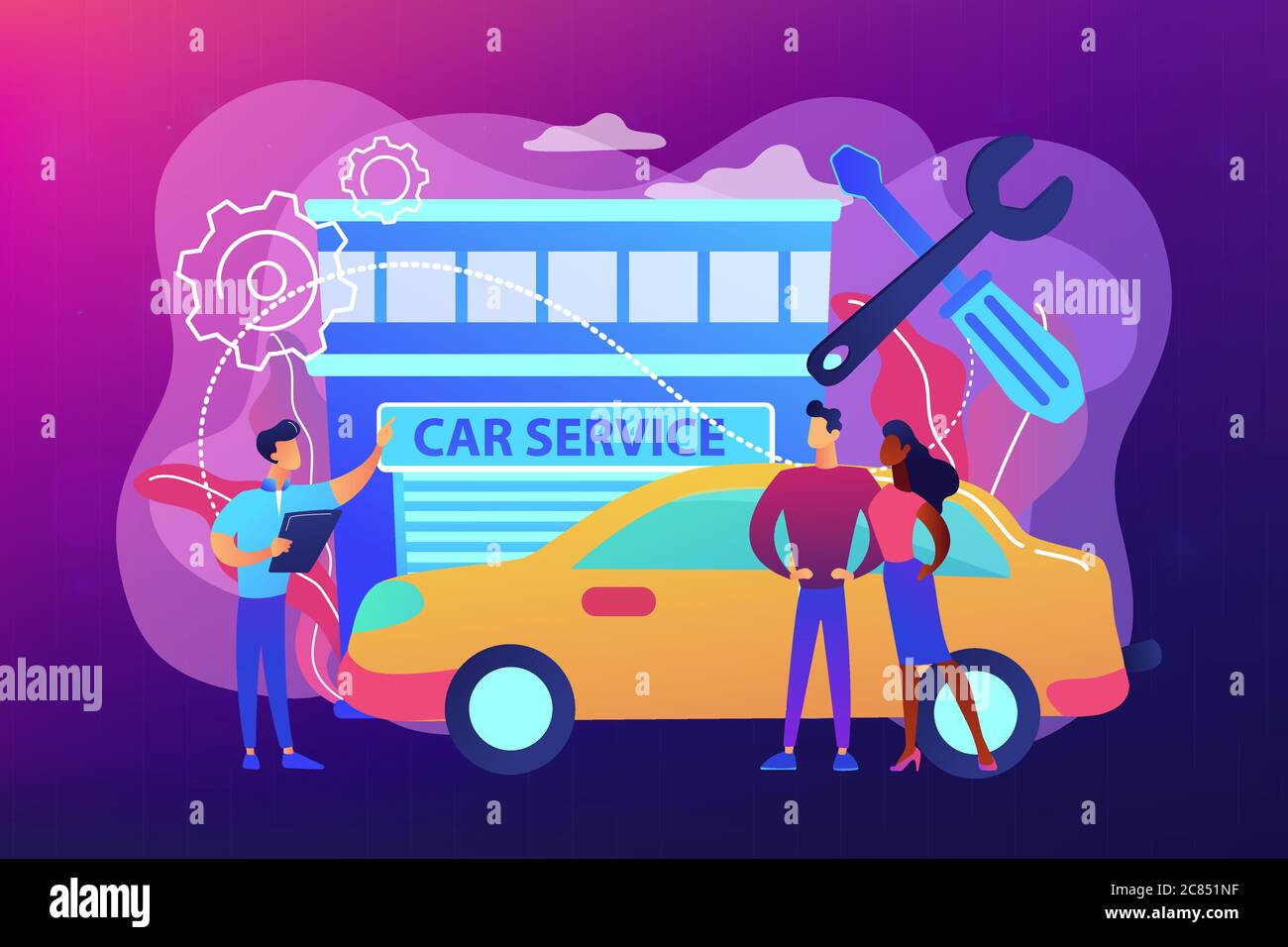 Car service concept vector illustration Stock Vector Image & Art - Alamy