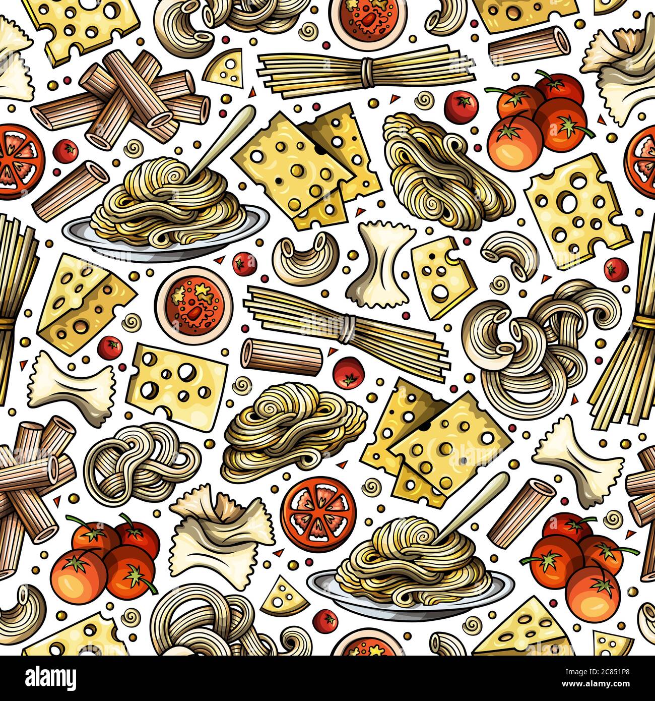 Seamless macaroni and cheese background hi-res stock photography and ...