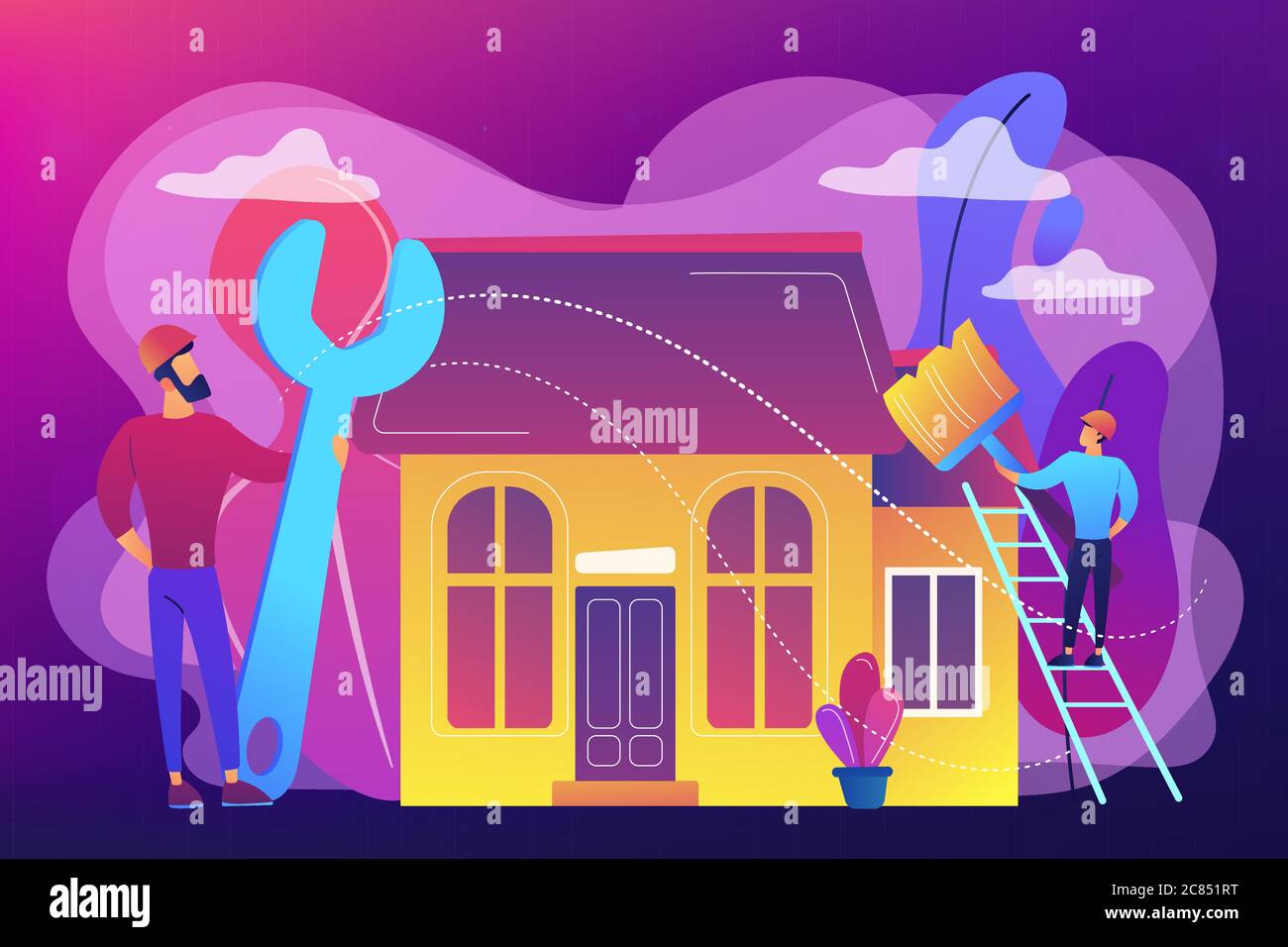 DIY repair concept vector illustration Stock Vector Image & Art - Alamy