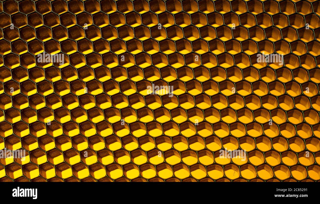 Abstract beehive pattern Stock Photo - Alamy