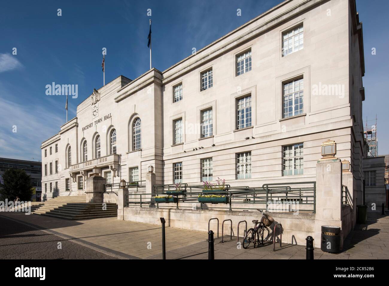 Oblique view of the eastern (main) elevation from north east. Hackney ...