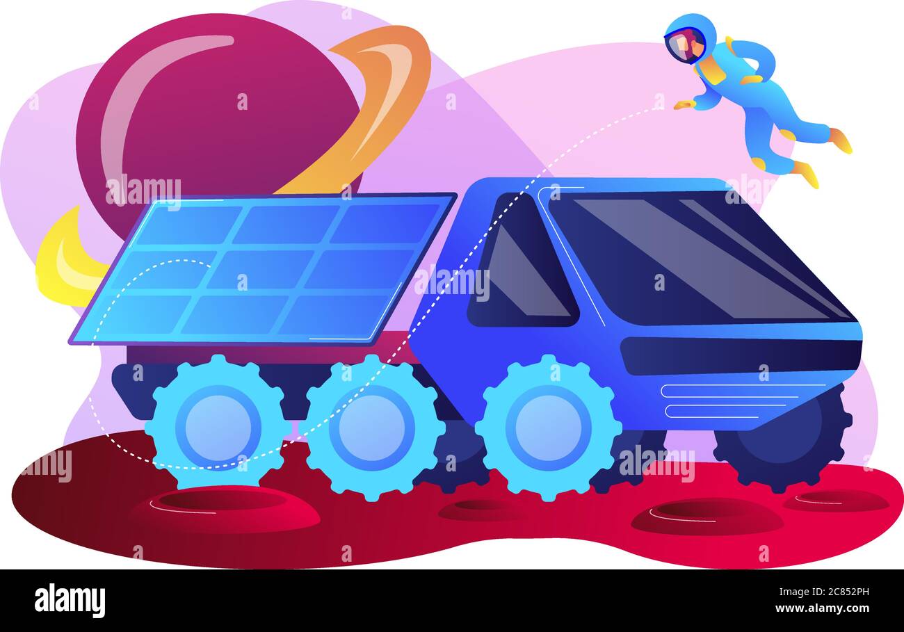 Mars rover concept vector illustration Stock Vector Image & Art - Alamy