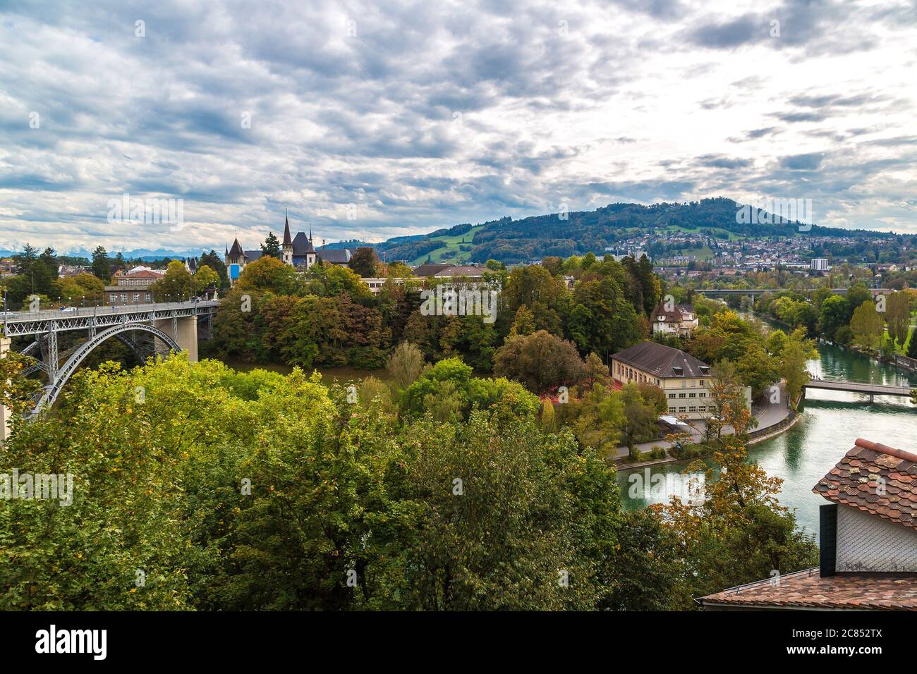 Garden tower bern aerial hi-res stock photography and images - Alamy