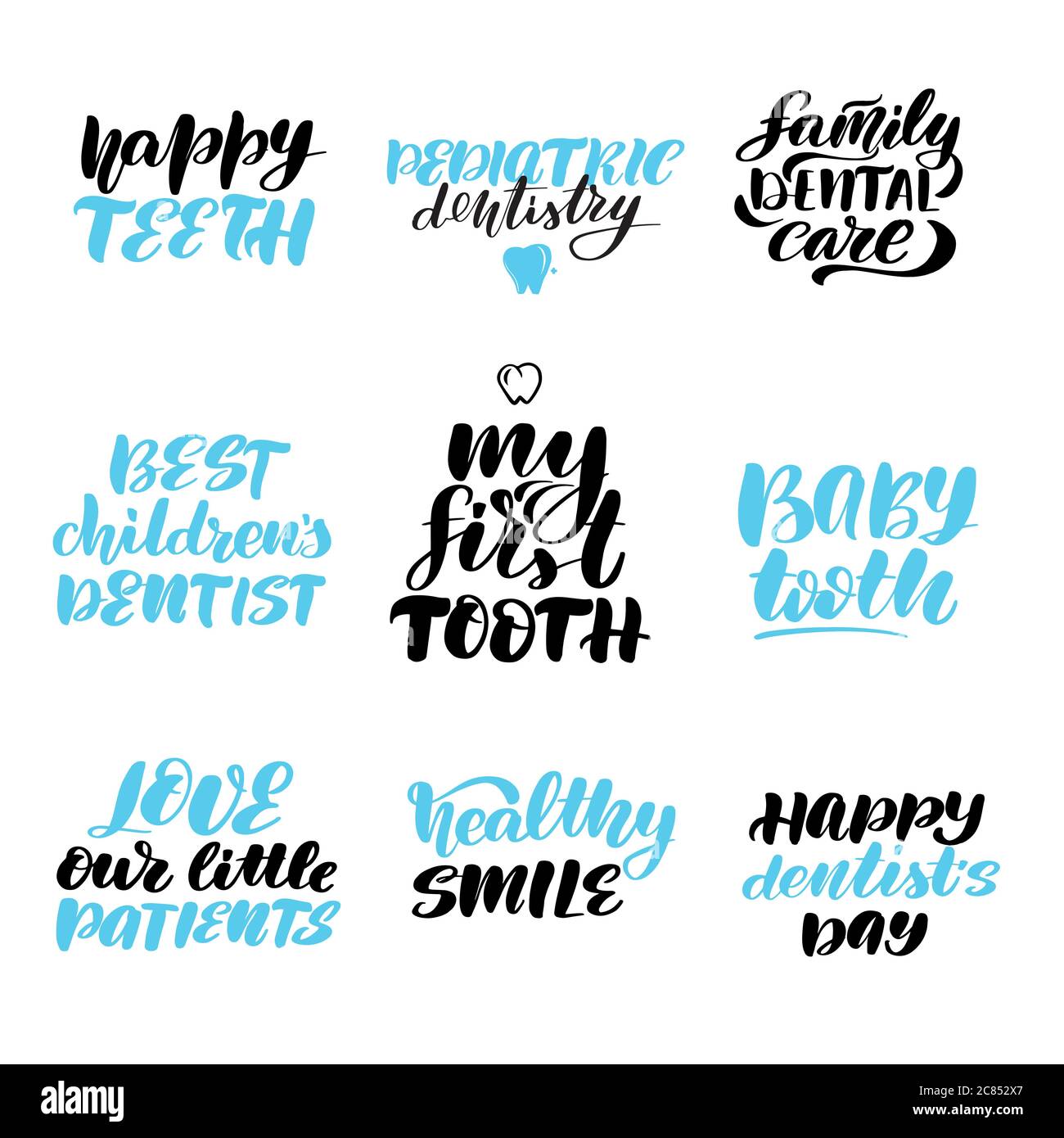 Vector calligraphy illustration isolated on white background Stock ...