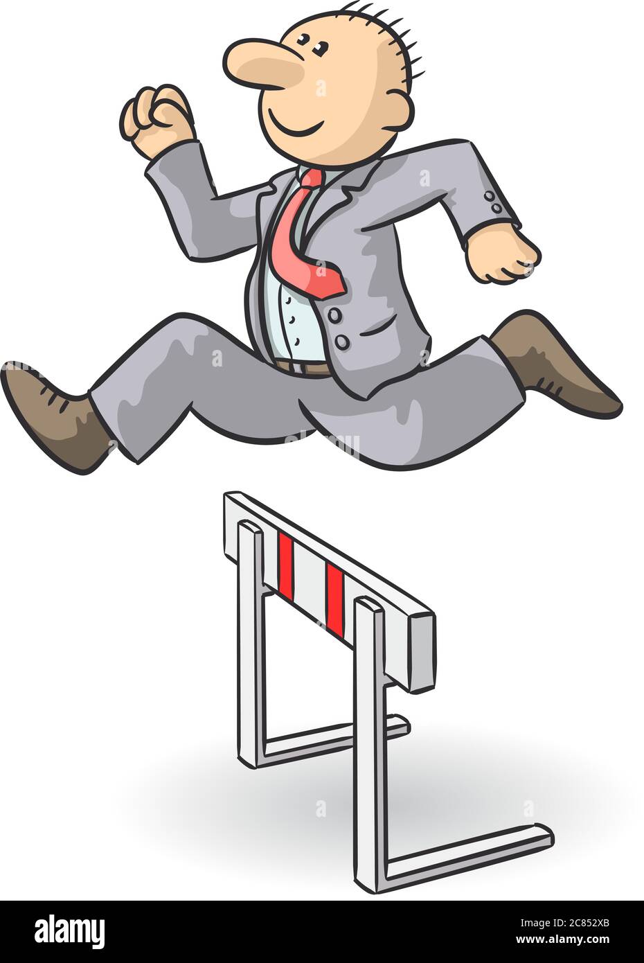 Suit men chasing Stock Vector Images - Alamy