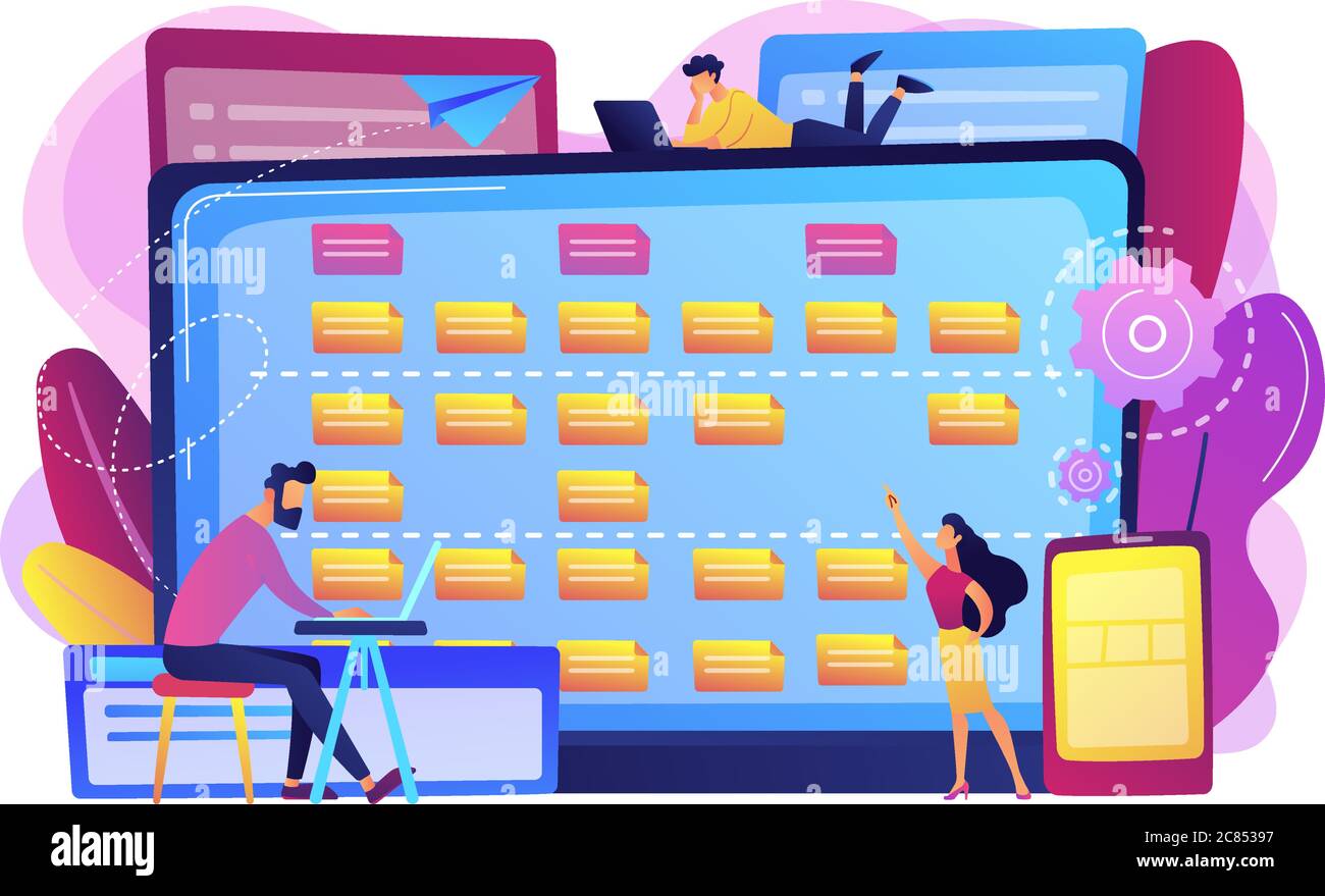 Software requirement description concept vector illustration Stock ... Software requirement description concept vector illustration Stock ...