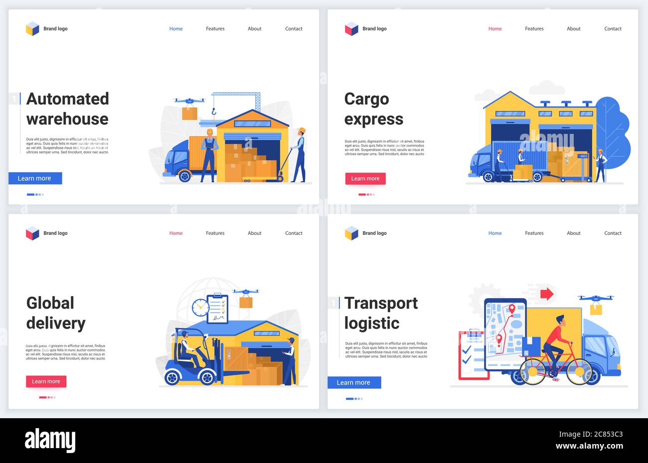 Warehouse tech Stock Vector Images - Alamy