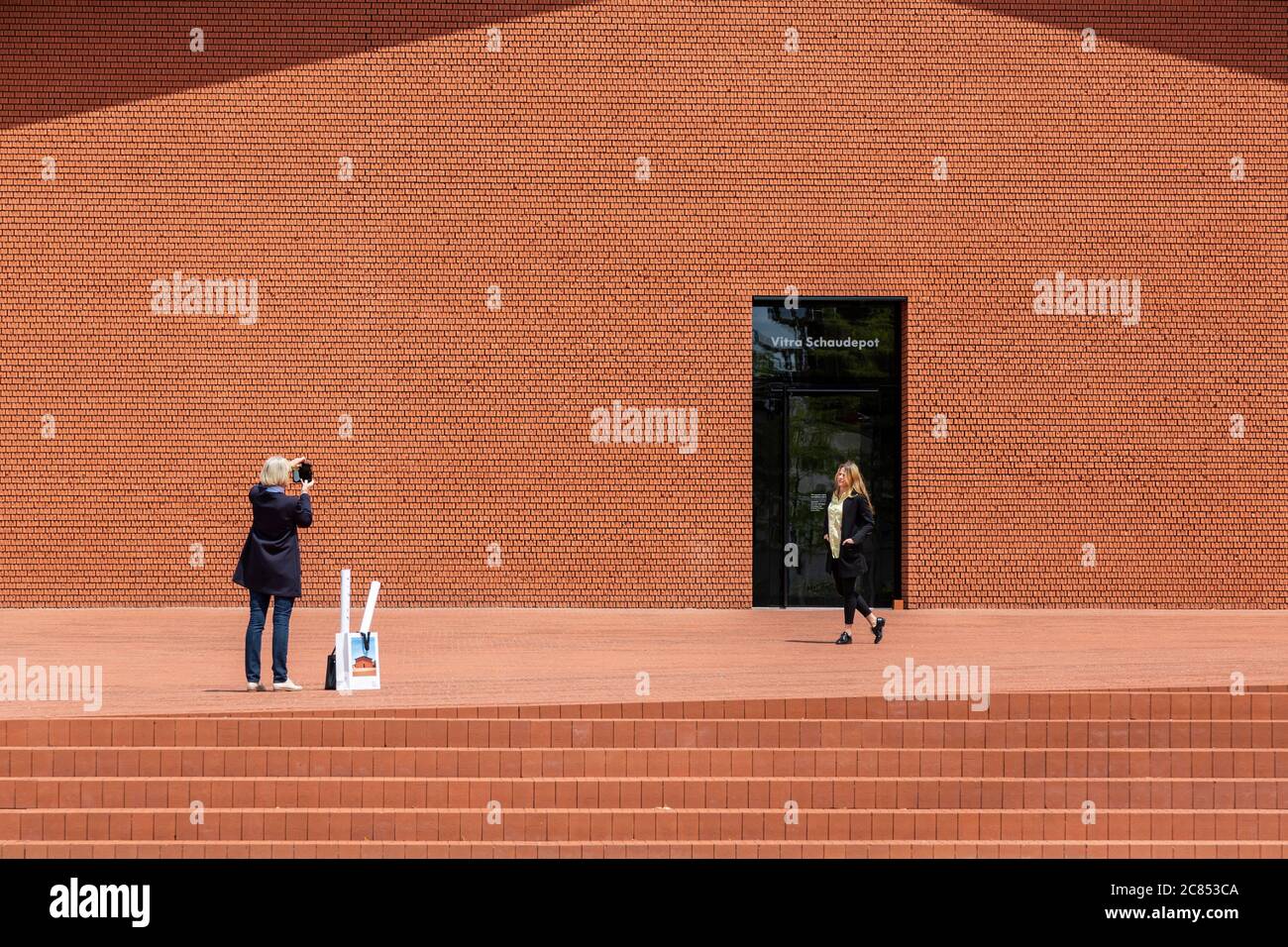 Visitors at the Vitra Design Museum in Basel Stock Photo - Alamy