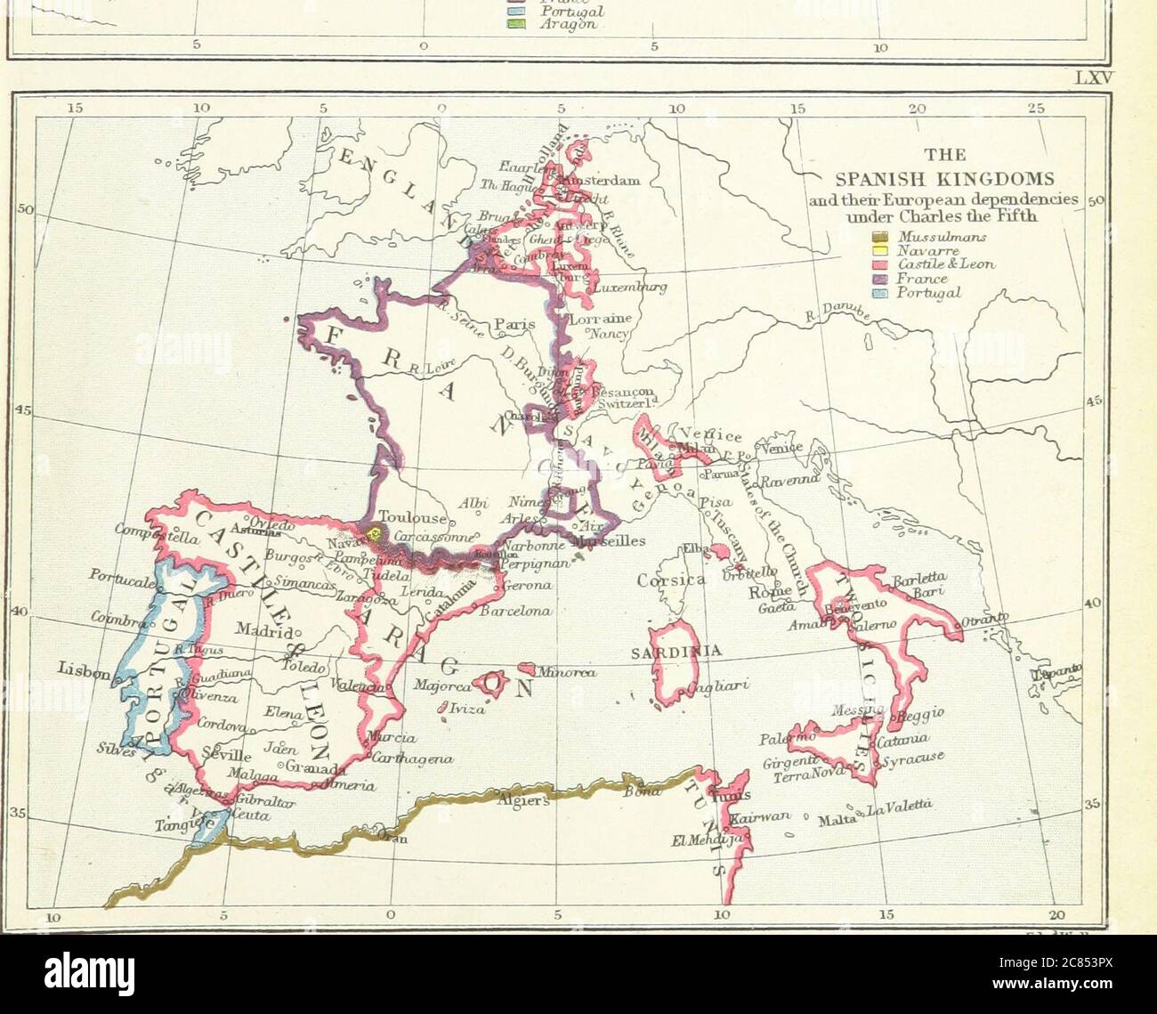 Cartography historical maps map europe hi-res stock photography and ...