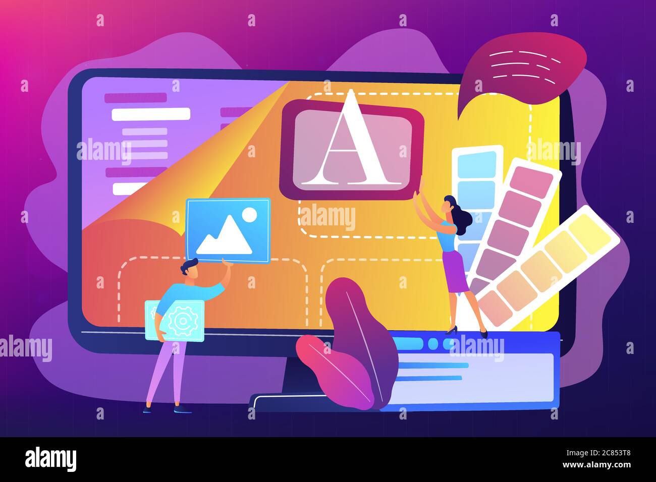 Low code development concept vector illustration Stock Vector Image ...