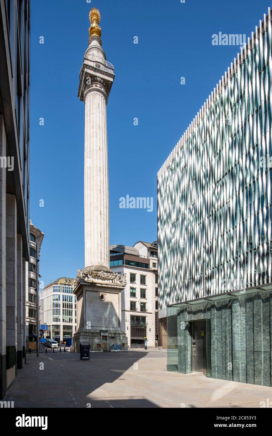 View of Monument from the east, with Make Architects Monument Building ...