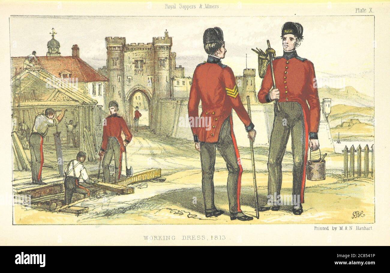 Sappers engraving hi-res stock photography and images - Alamy