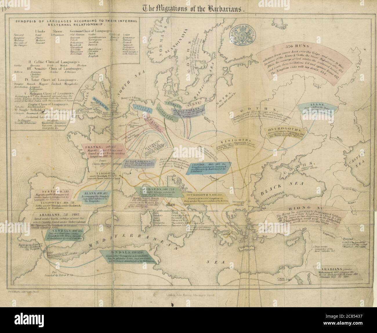 Fall of roman empire map hi-res stock photography and images - Alamy