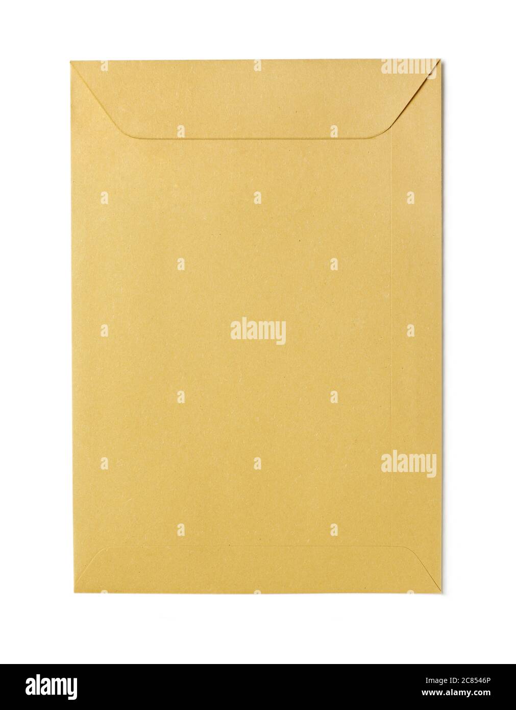 Brown envelope isolated on white Stock Photo - Alamy