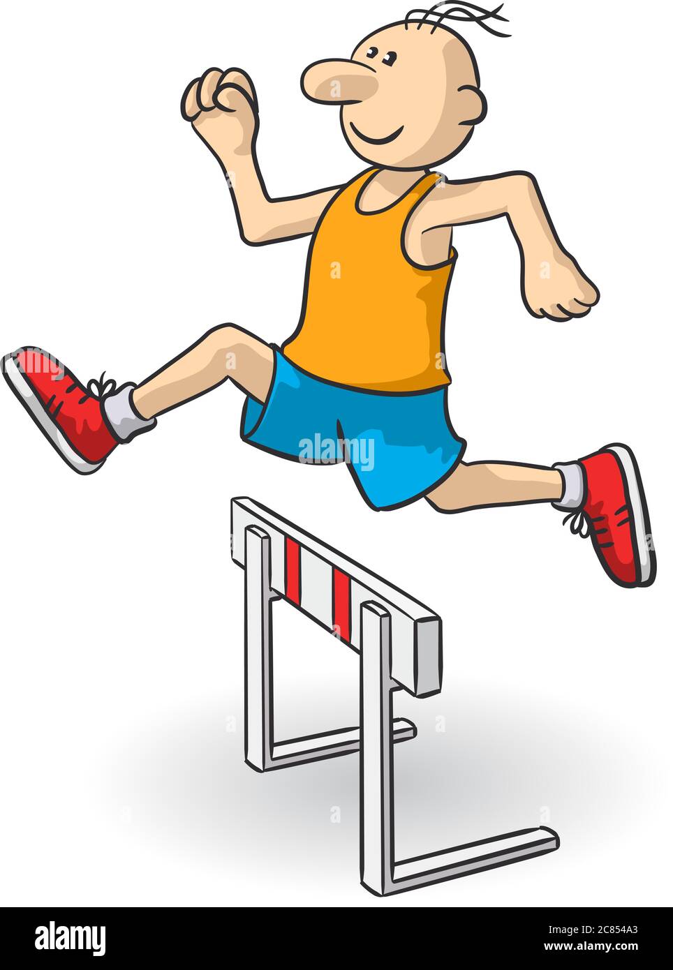 Runner running together on Stock Vector Images - Alamy