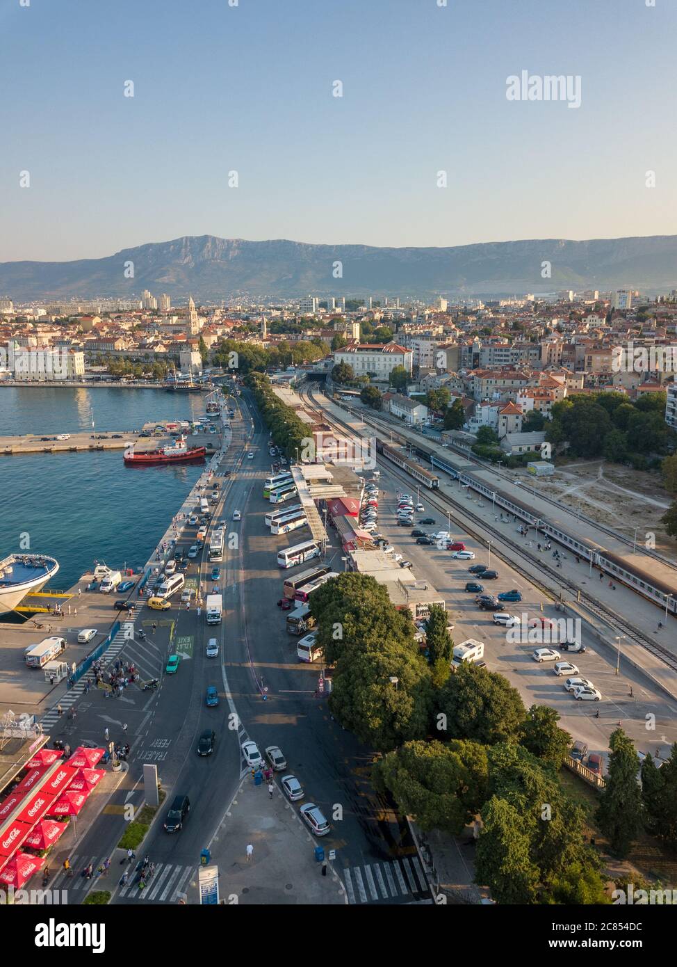 Split harbour sunrise hi-res stock photography and images - Alamy