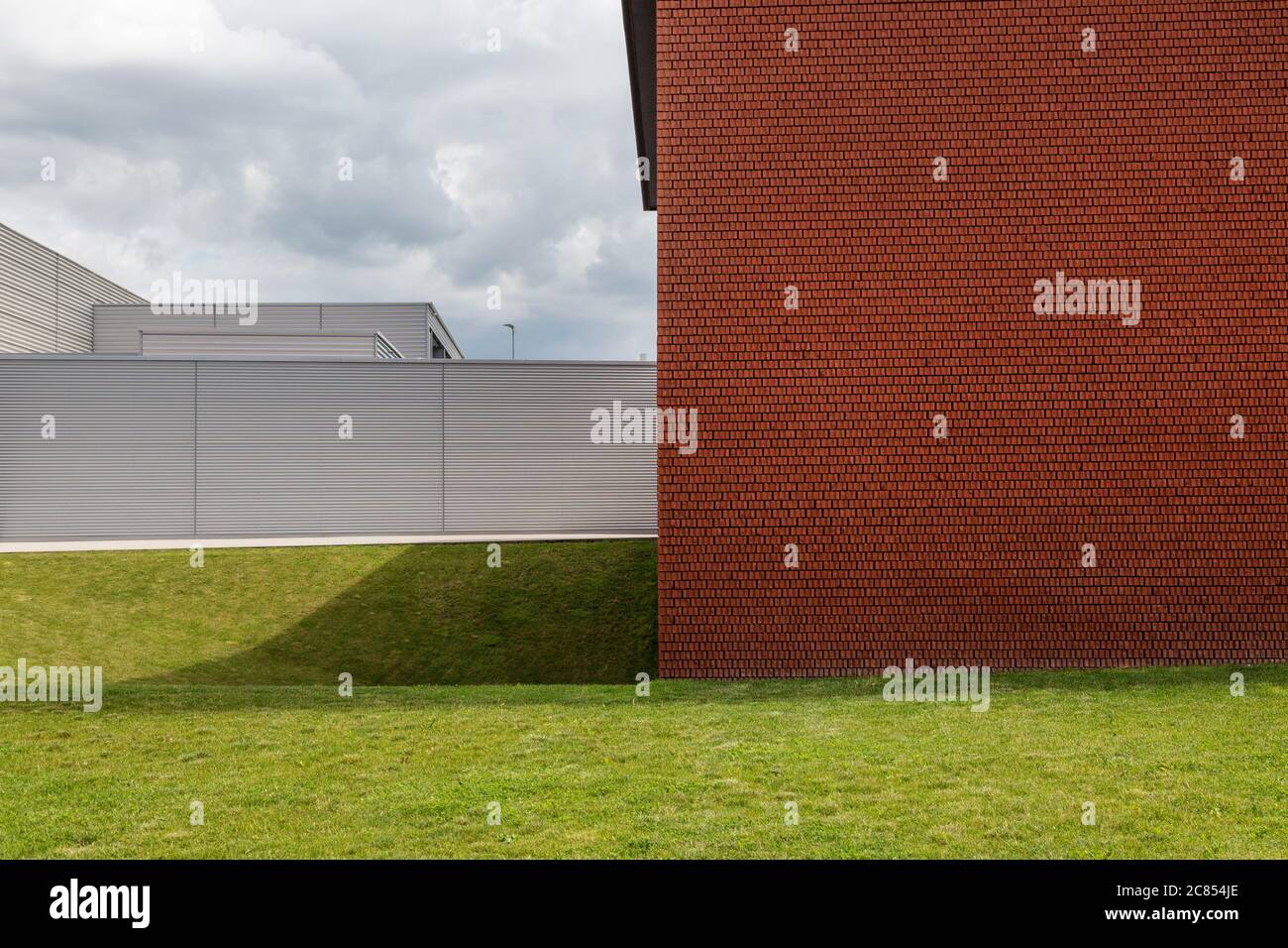 Abstract viewpoint of Vitra Design Museum in Basel Stock Photo - Alamy
