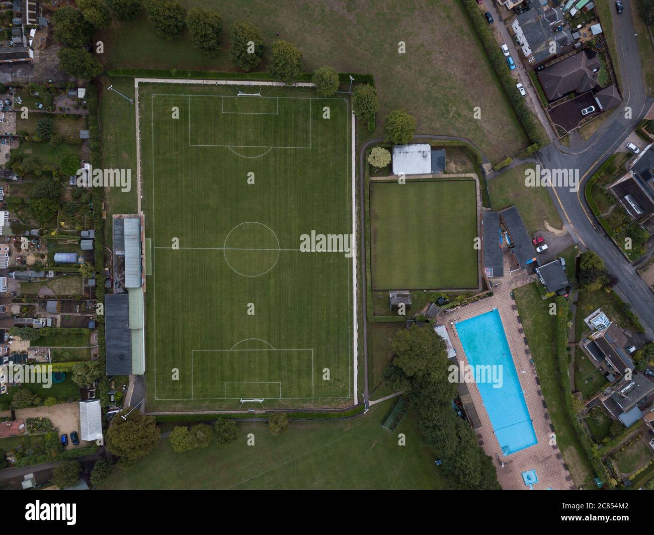 Sports field early morning hi-res stock photography and images - Alamy