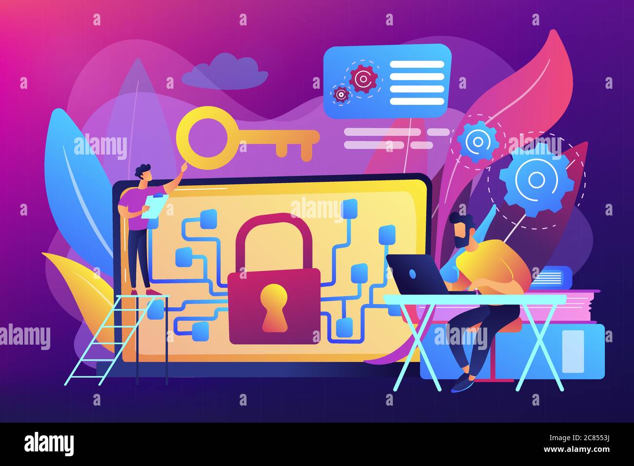 Data leakage concept vector illustration Stock Vector Image & Art - Alamy