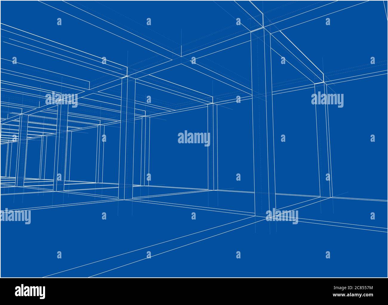 Drawing of a house under construction Stock Photo - Alamy