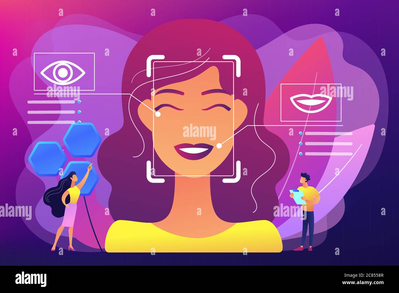 Emotion detection concept vector illustration Stock Vector Image & Art - Alamy