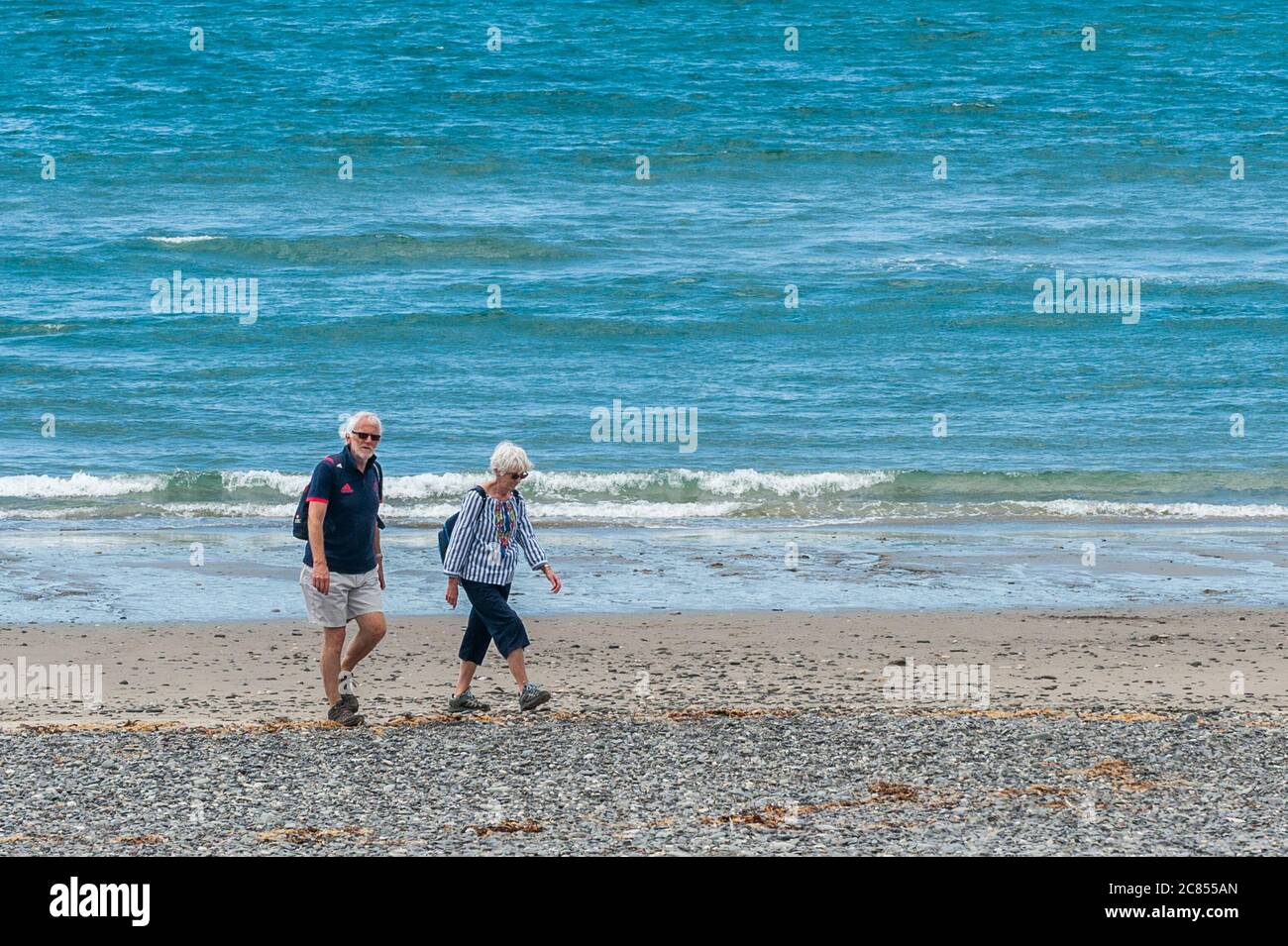 Owenahincha Beach, West Cork, Ireland. 21st July, 2020. On a day of hot ...