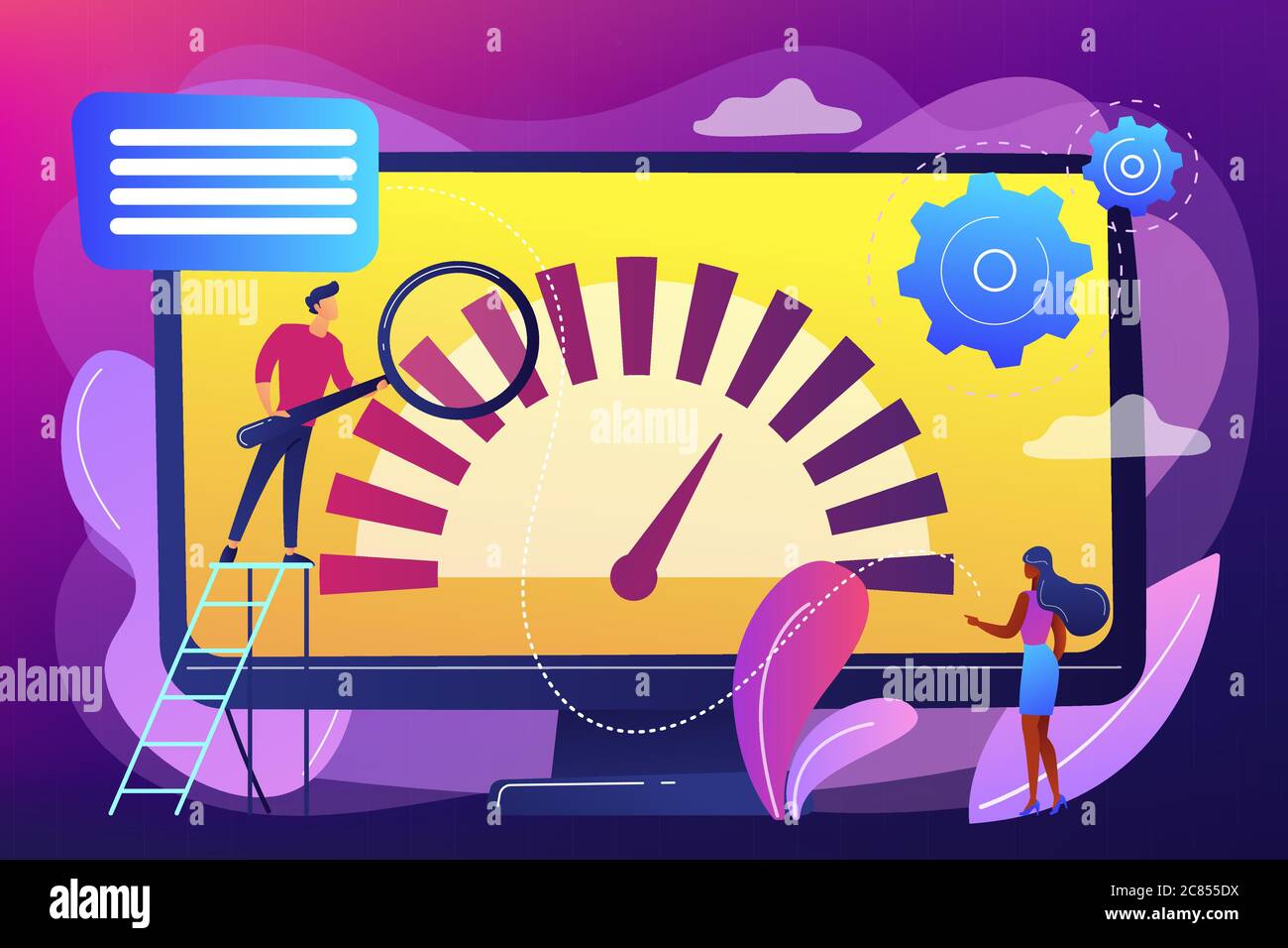 Benchmark testing concept vector illustration Stock Vector Image & Art ...