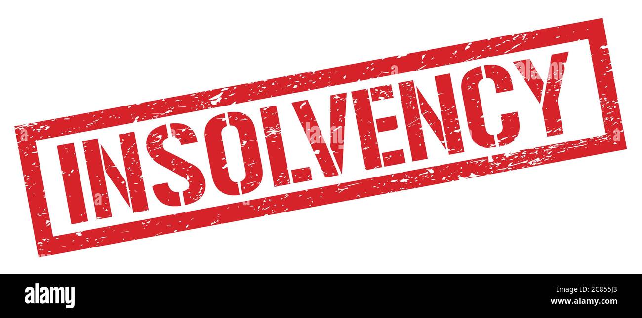 Insolvency stamp hi-res stock photography and images - Alamy