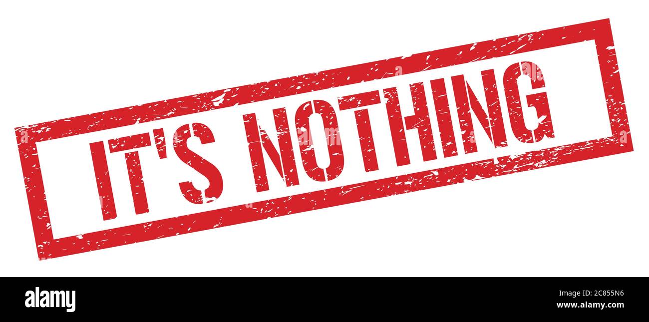 Its nothing stamp hi-res stock photography and images - Alamy