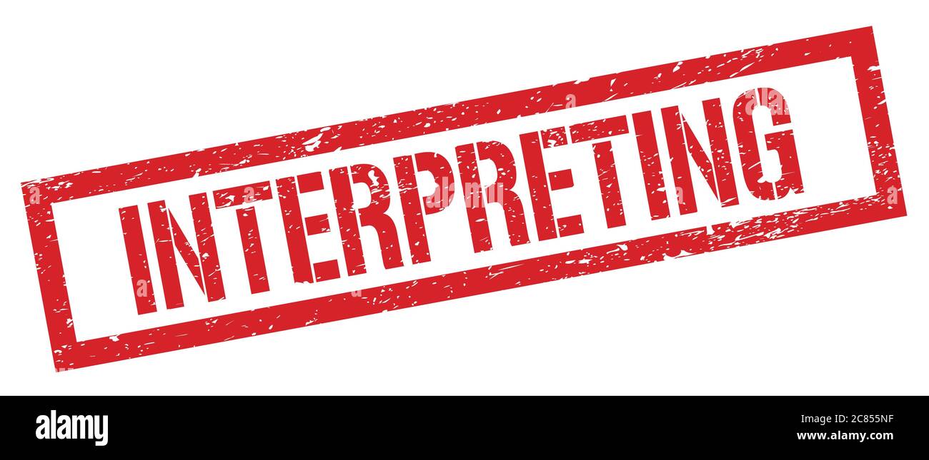 Interpreting word hi-res stock photography and images - Alamy