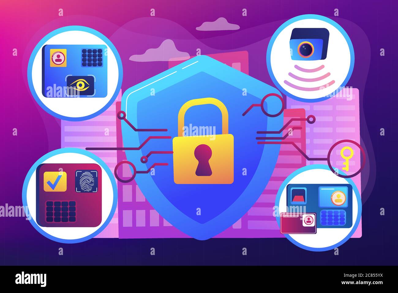 Access control system concept vector illustration Stock Vector Image ... Access control system concept vector illustration Stock Vector Image ...